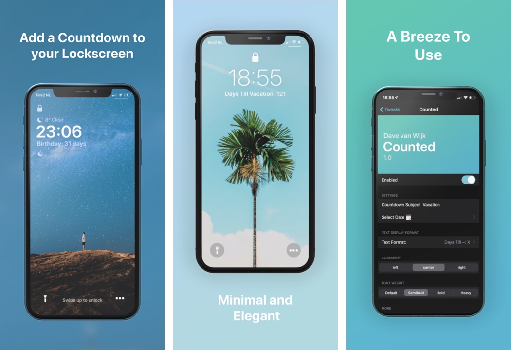 Add A Countdown To IPhone s Lock Screen With Counted Tweak IOS Hacker Add A Countdown To IPhone s Lock Screen With Counted Tweak IOS Hacker
