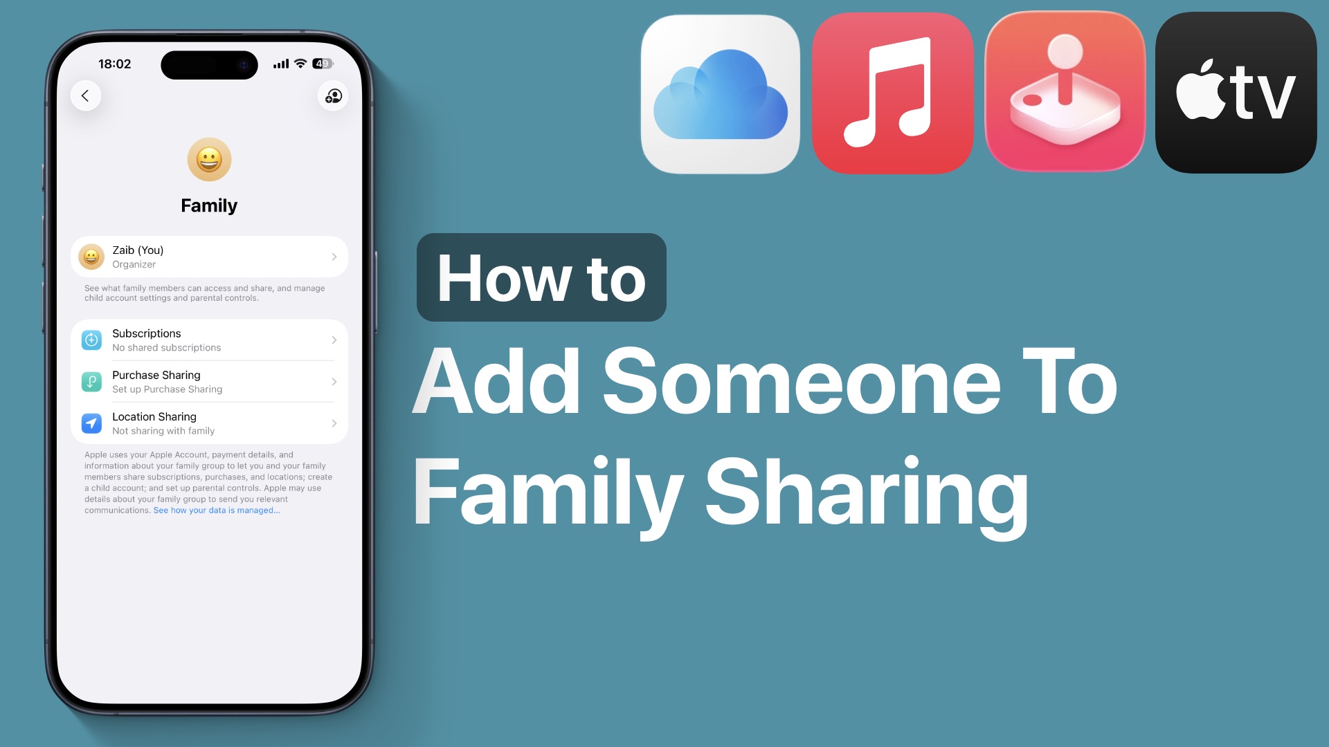 How To Add Someone To Family Sharing On iPhone - iOS Hacker