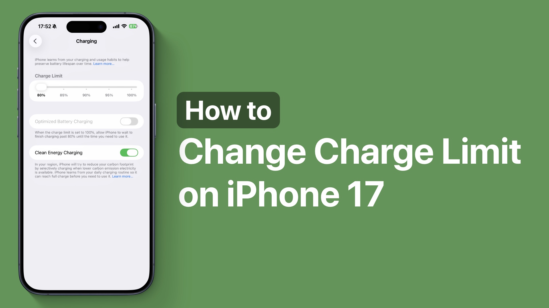 How to Change Charge Limit on iPhone 17 - iOS Hacker