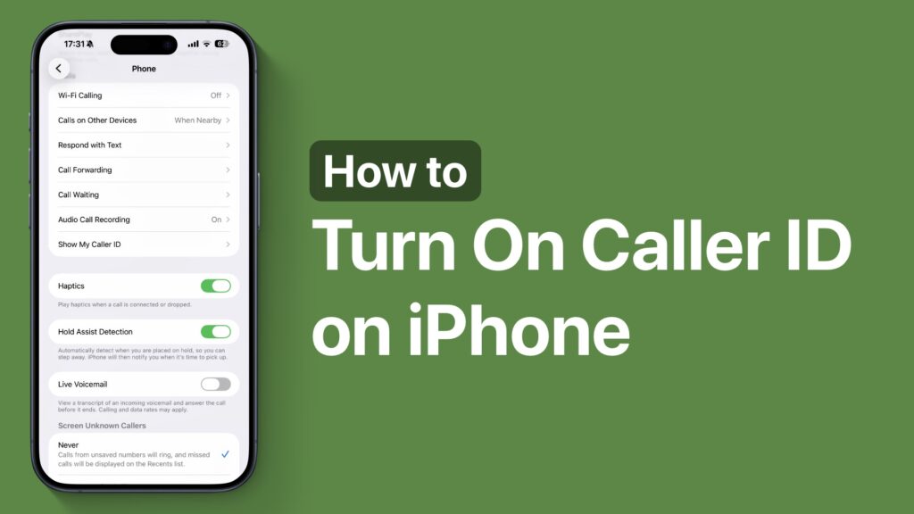 How to Turn On Caller ID on iPhone 17 - iOS Hacker